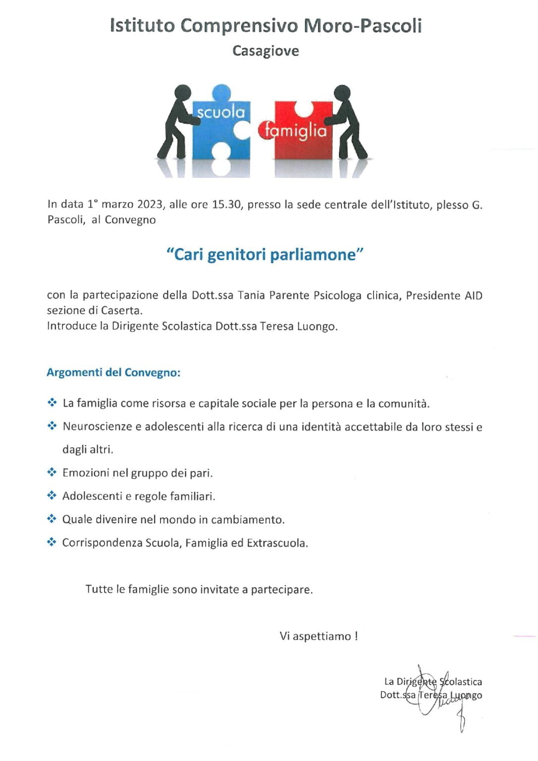 Area Genitori – IC Moro Pascoli